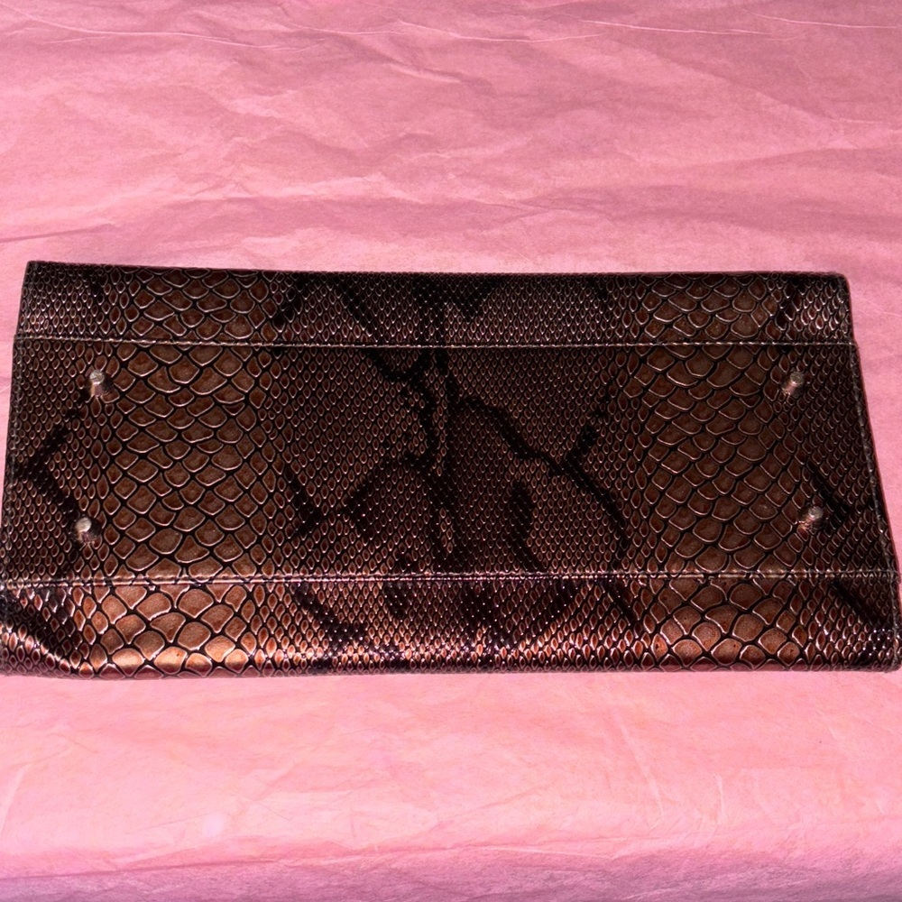 Miche | Bags | Miche Brown And Black Jen Classic Snake Print Clutch ...